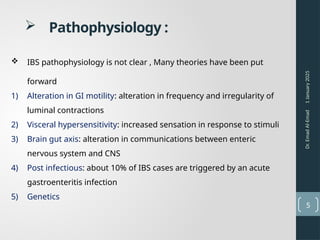Irritable bowel syndrome ( IBS ) - for medical student | PPTX