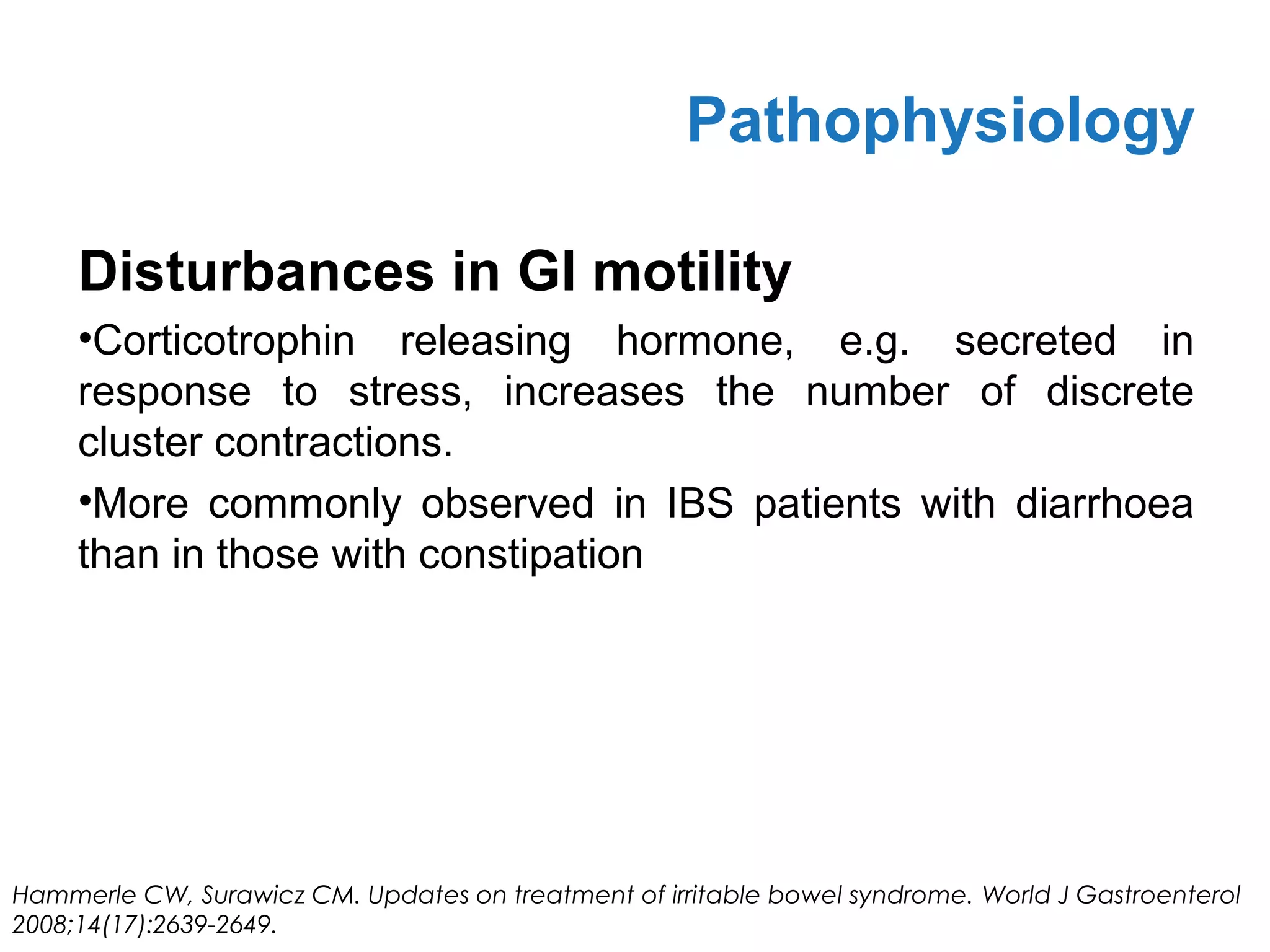 Irritable bowel syndrome | PPT