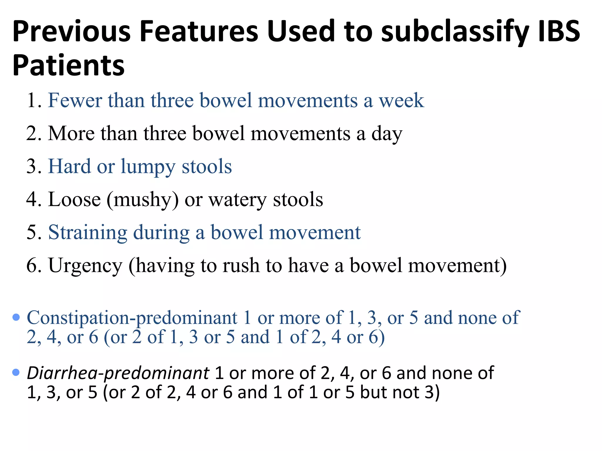 Irritable bowel syndrome | PPT
