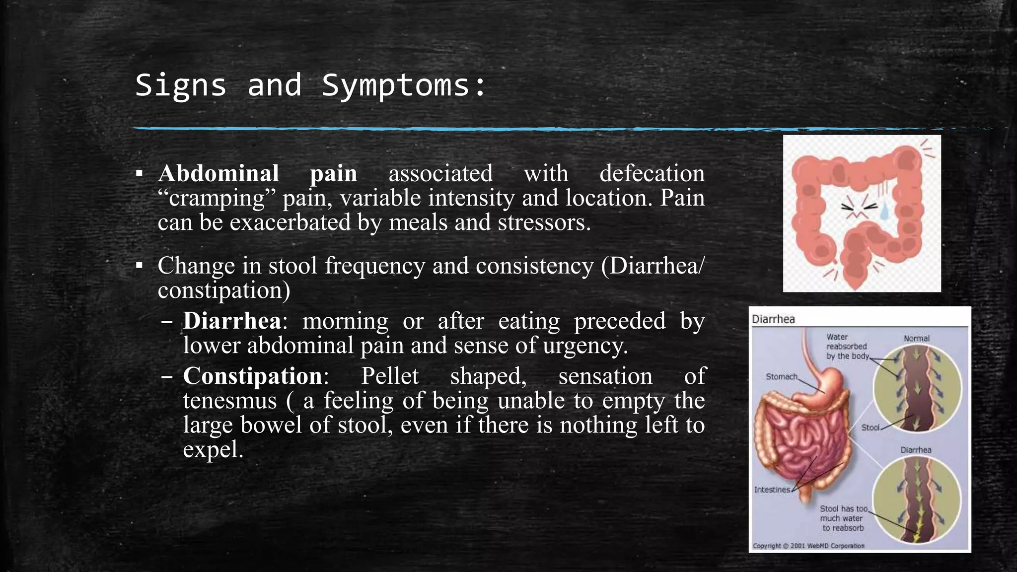 Irritable bowel syndrome, management, drugs | PPTX