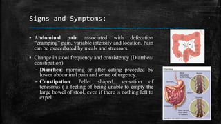 Irritable bowel syndrome, management, drugs | PPTX