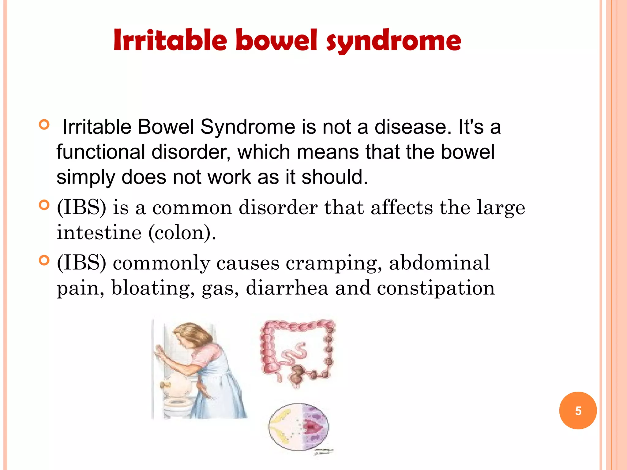 Irritable bowel syndrome | PPT