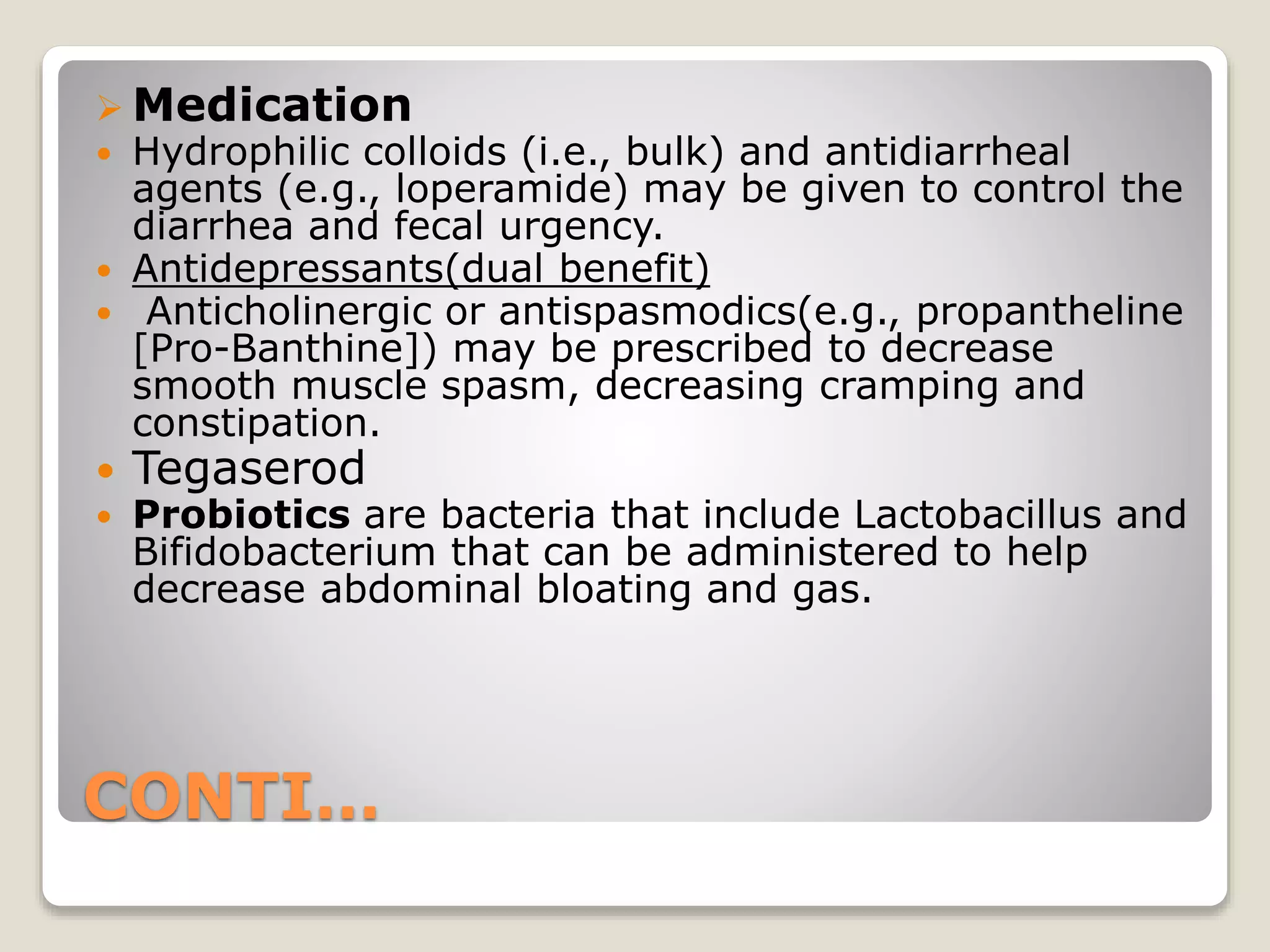 Irritable bowl syndrome | PPTX