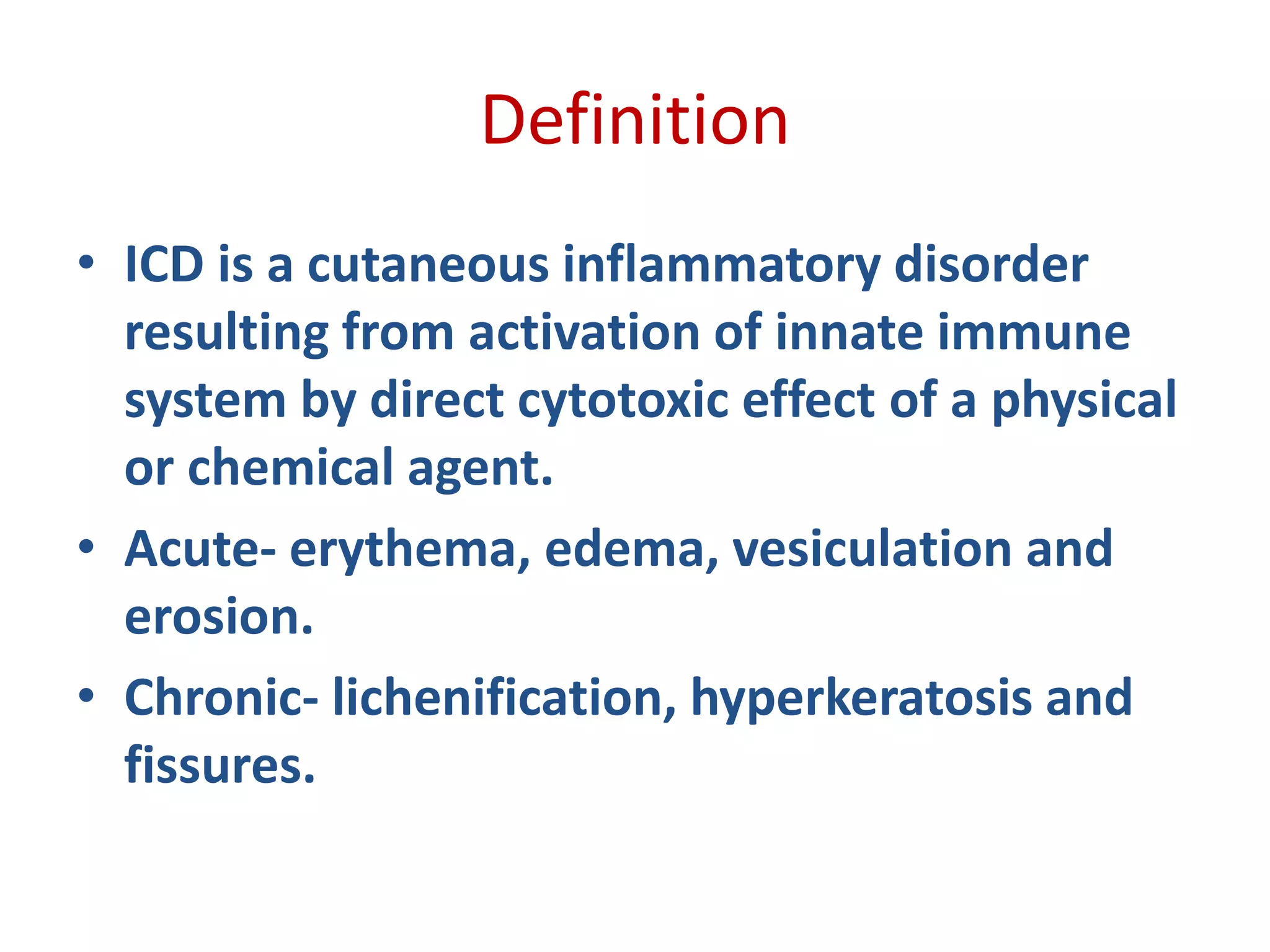 Irritant contact dermatitis | PPTX