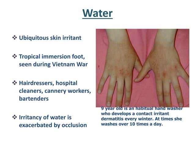 Irritant contact dermatitis | PPTX