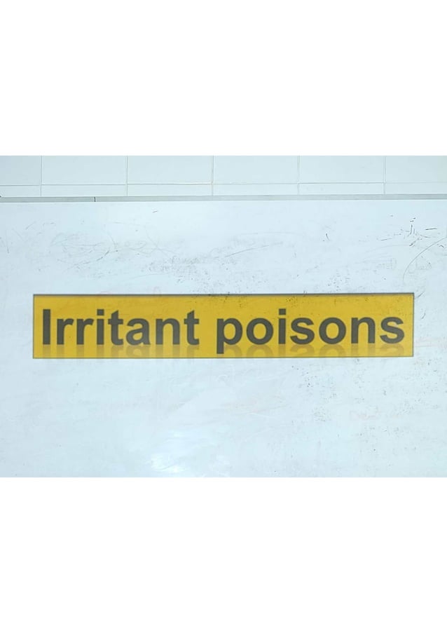 Presentation about irritant poisons. Pdf | PDF