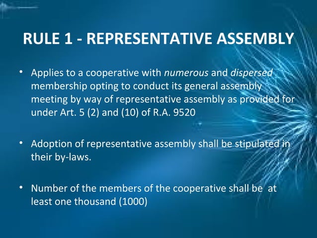 Implementing Rules and regulations of RA 9520 | PPT | Business ...
