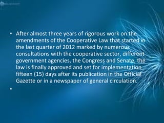 Implementing Rules and regulations of RA 9520 | PPT