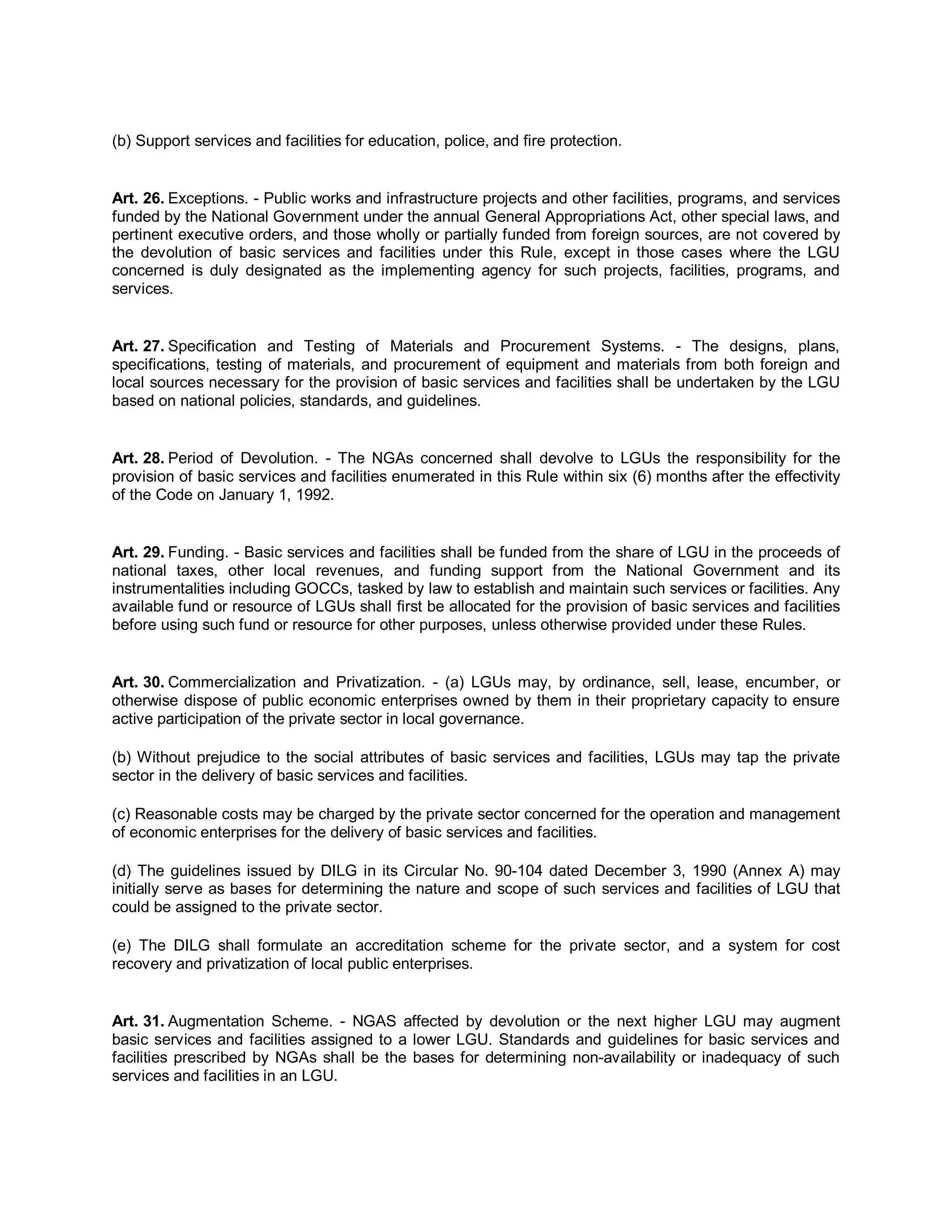 Implementing Rules of the Local Government Code of the Philippines | PDF