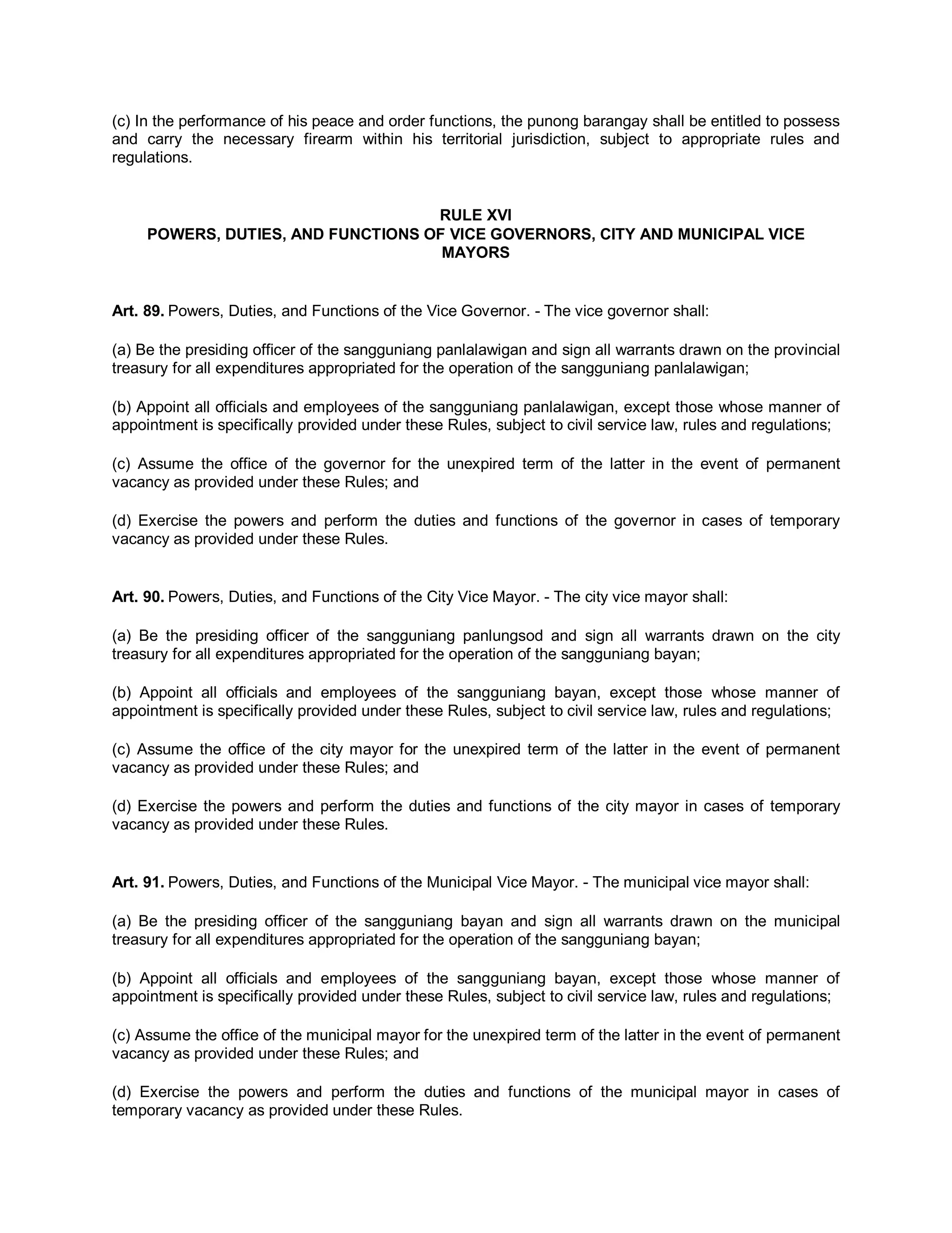 Implementing Rules of the Local Government Code of the Philippines | PDF
