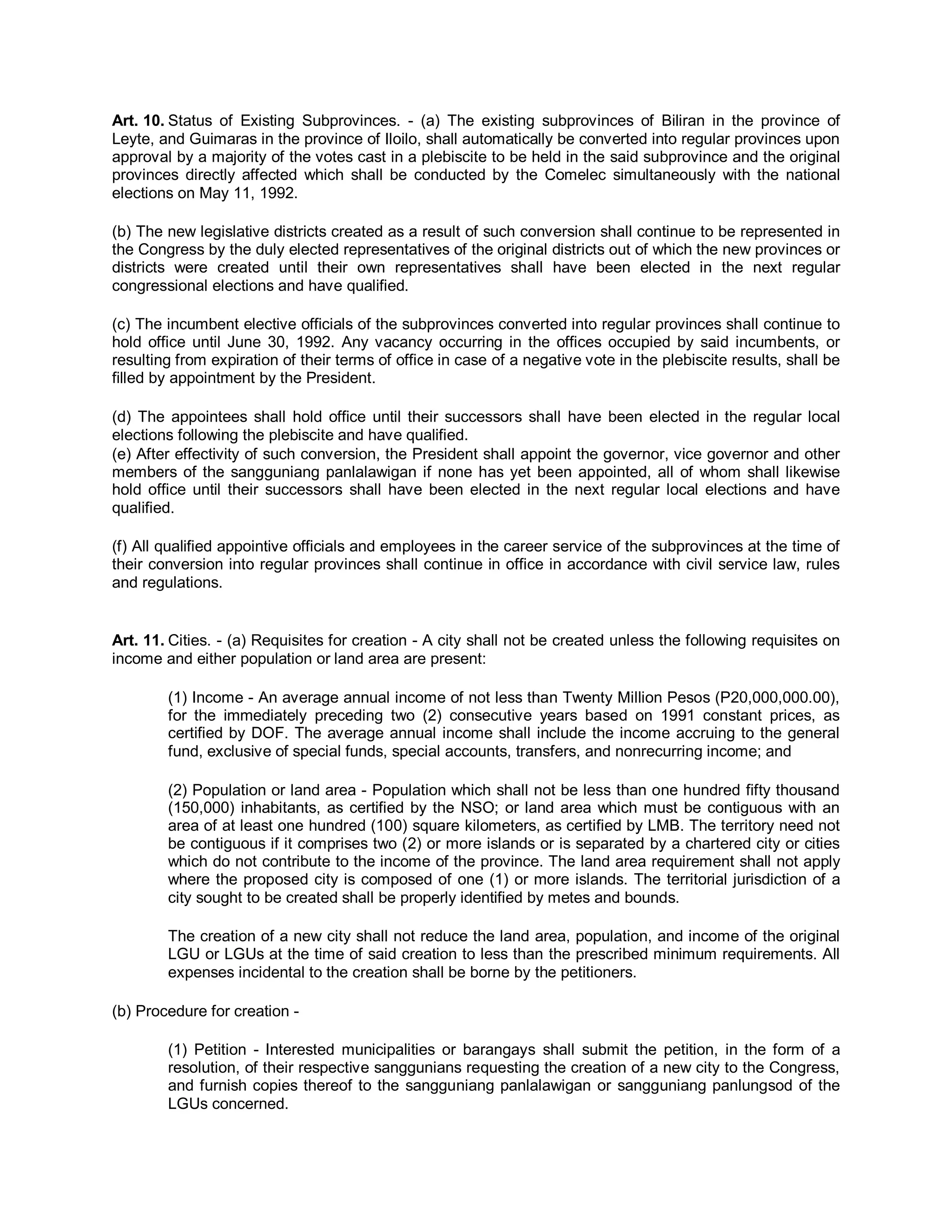 Implementing Rules of the Local Government Code of the Philippines | PDF