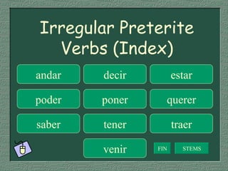 Irregular Preterite | PPT