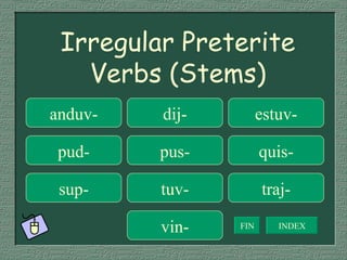 Irregular Preterite | PPT