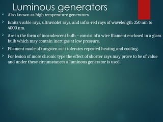 INFRA RED THERAPY.ppt PHYSIOTHERAPY REHABILITATION | PPT