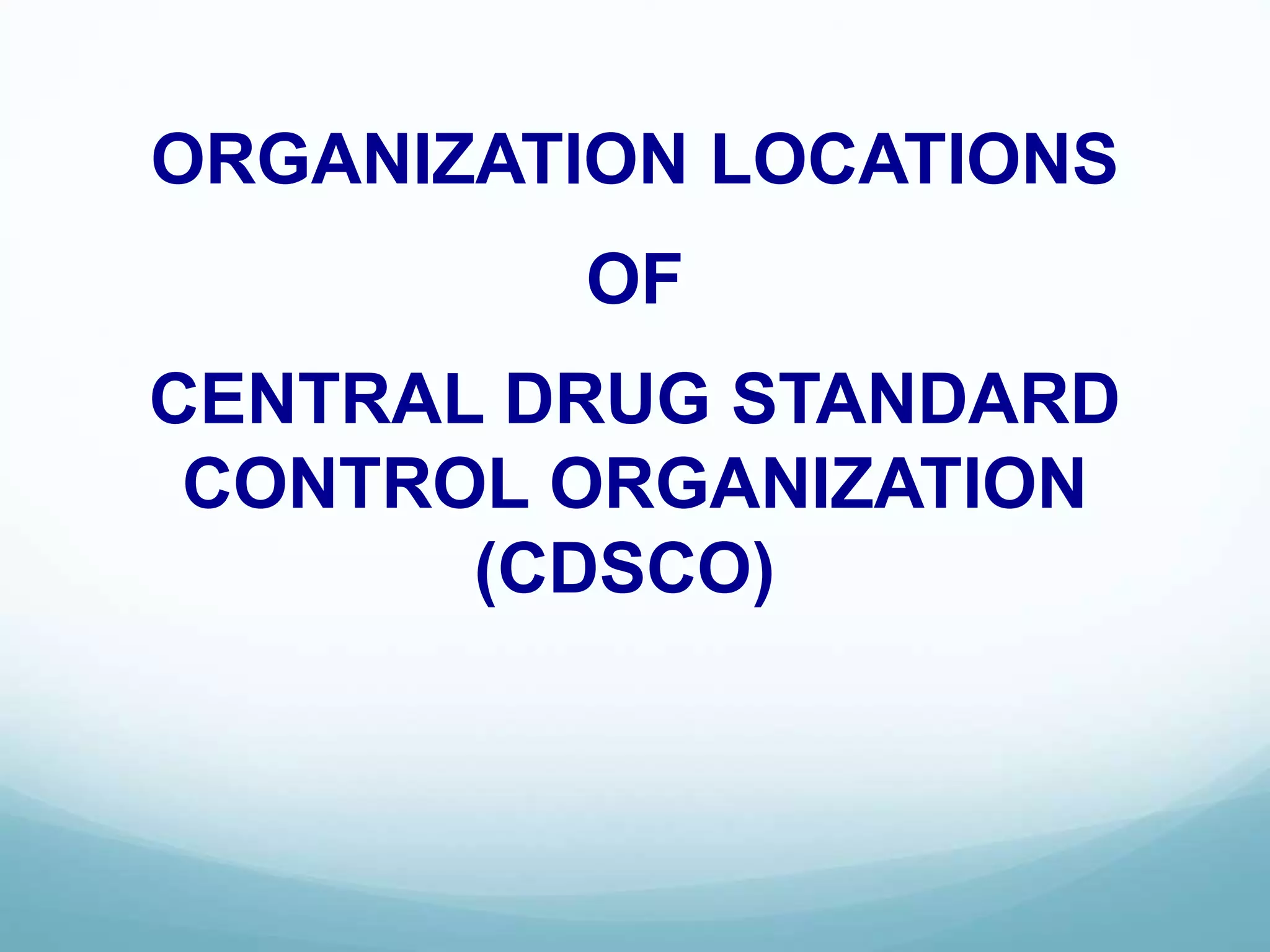 Indian regulatory requirements- CDSCO ( IP-2 / UNIT 5 ) | PPTX