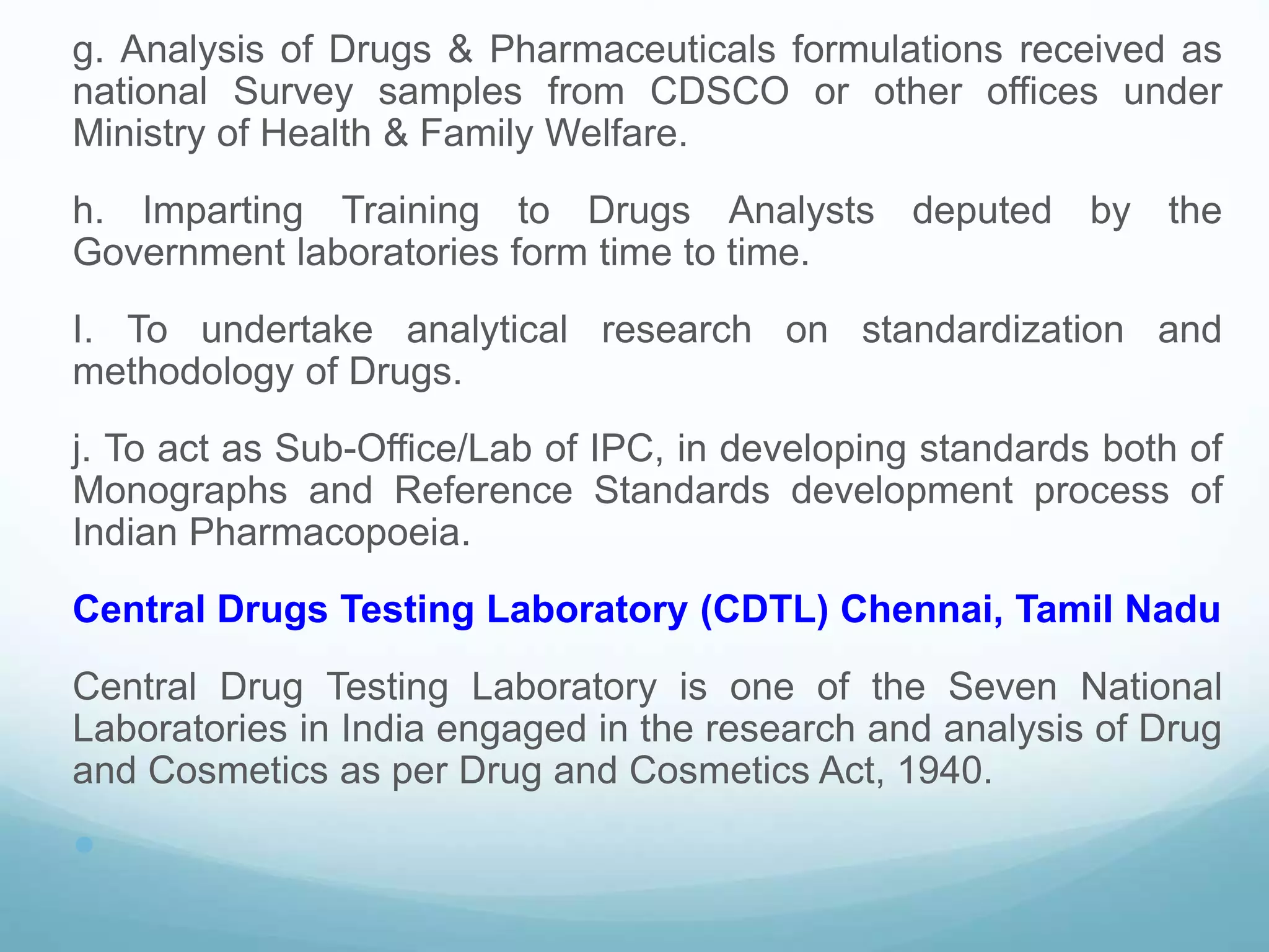 Indian regulatory requirements- CDSCO ( IP-2 / UNIT 5 ) | PPTX