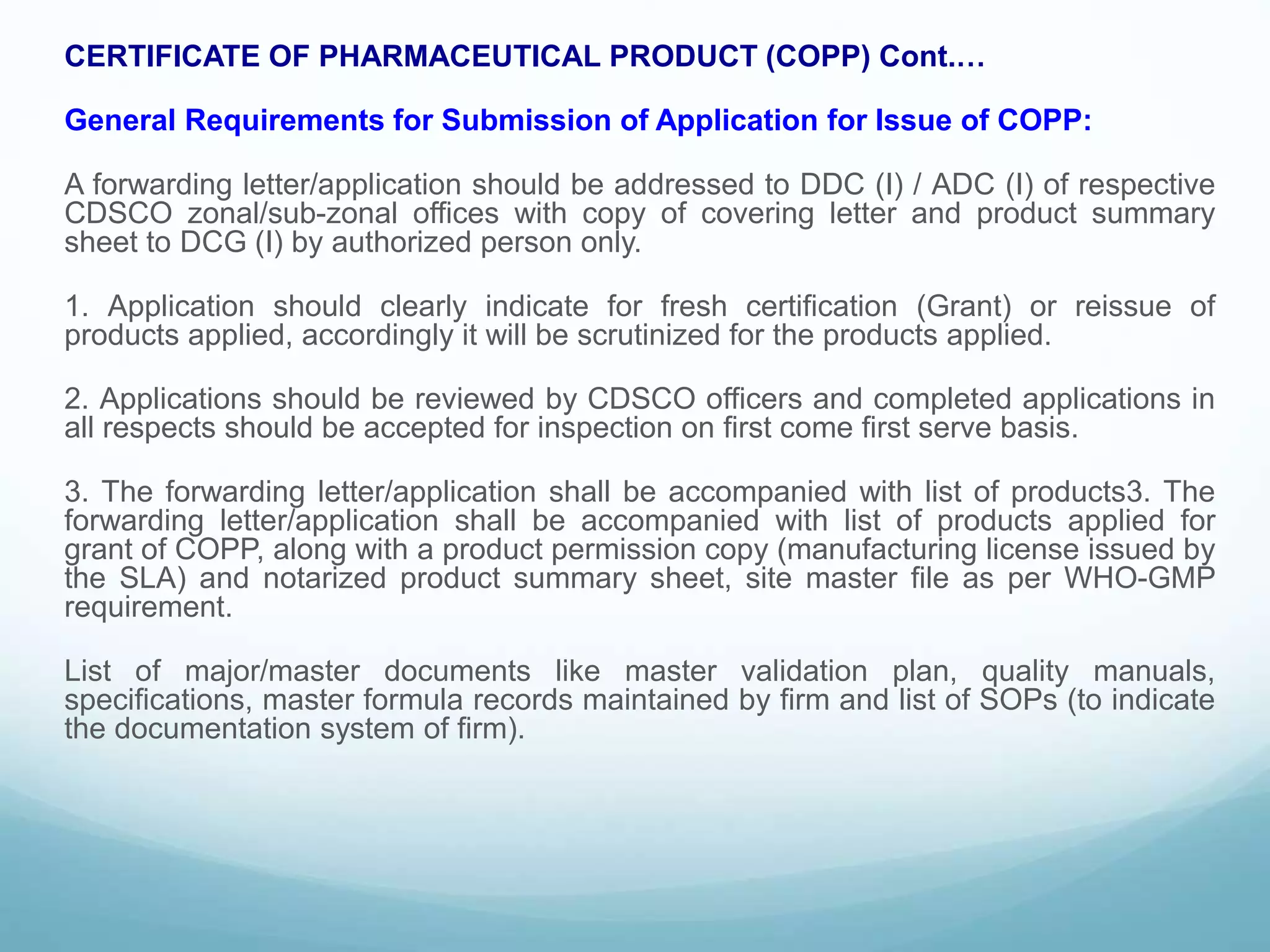 Indian regulatory requirements- CDSCO ( IP-2 / UNIT 5 ) | PPTX