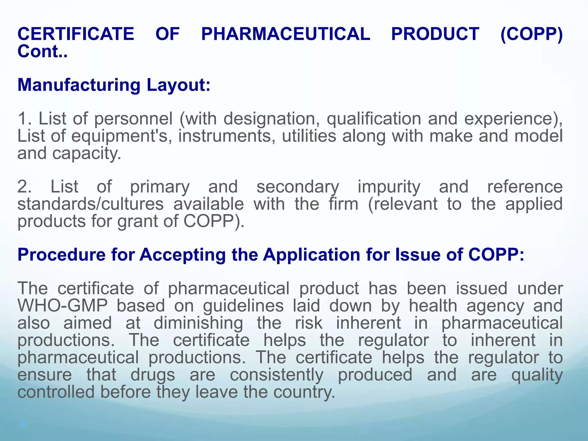Indian regulatory requirements- CDSCO ( IP-2 / UNIT 5 ) | PPTX