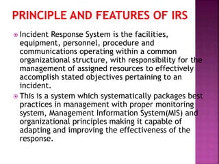 Incidence Response System | PPTX