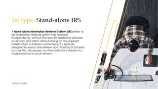 Information retrieval system and its types.pptx