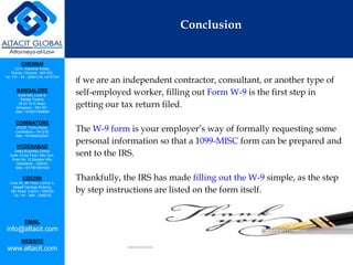 I r s form w-9 | PPTX