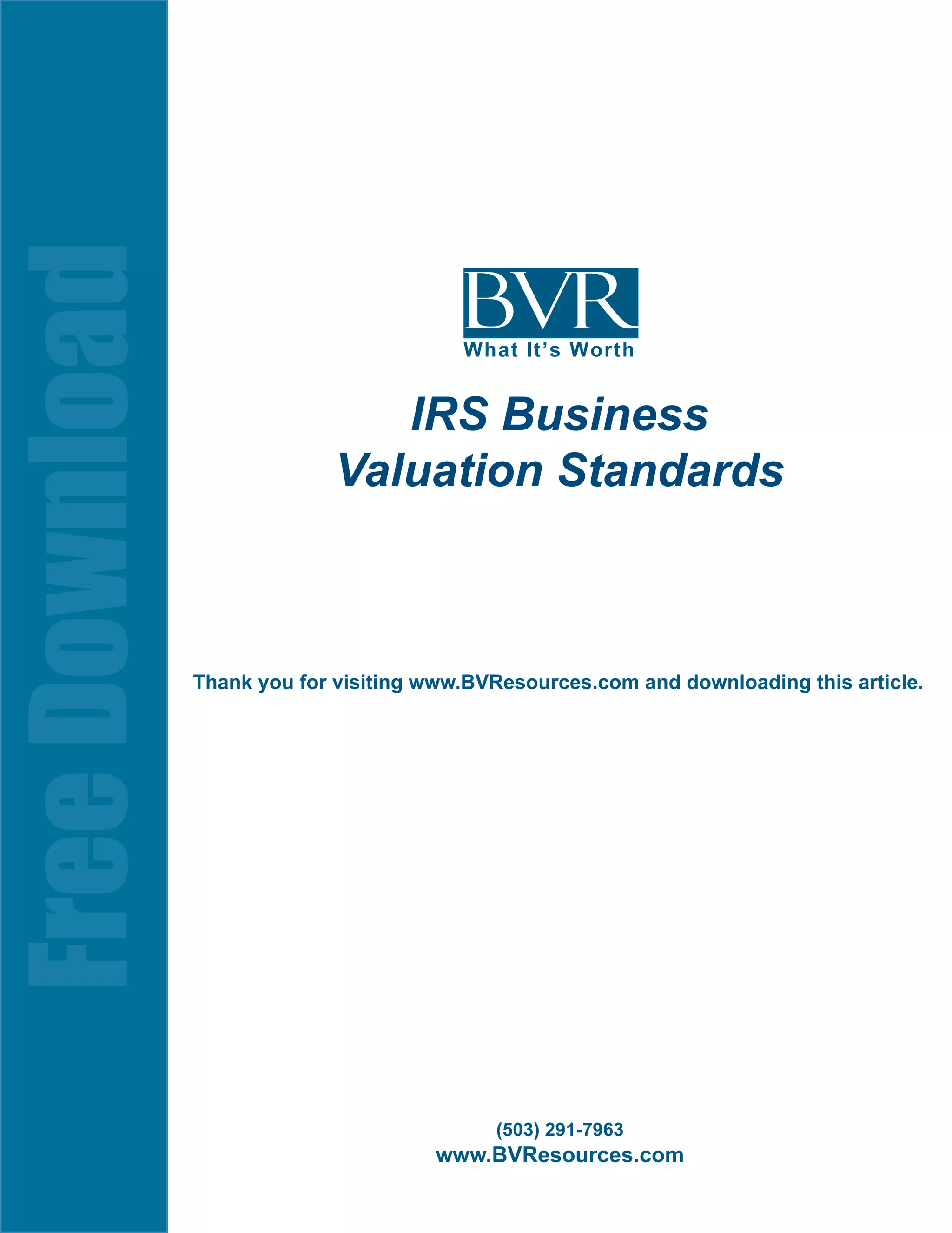 Irs guidelines | PDF