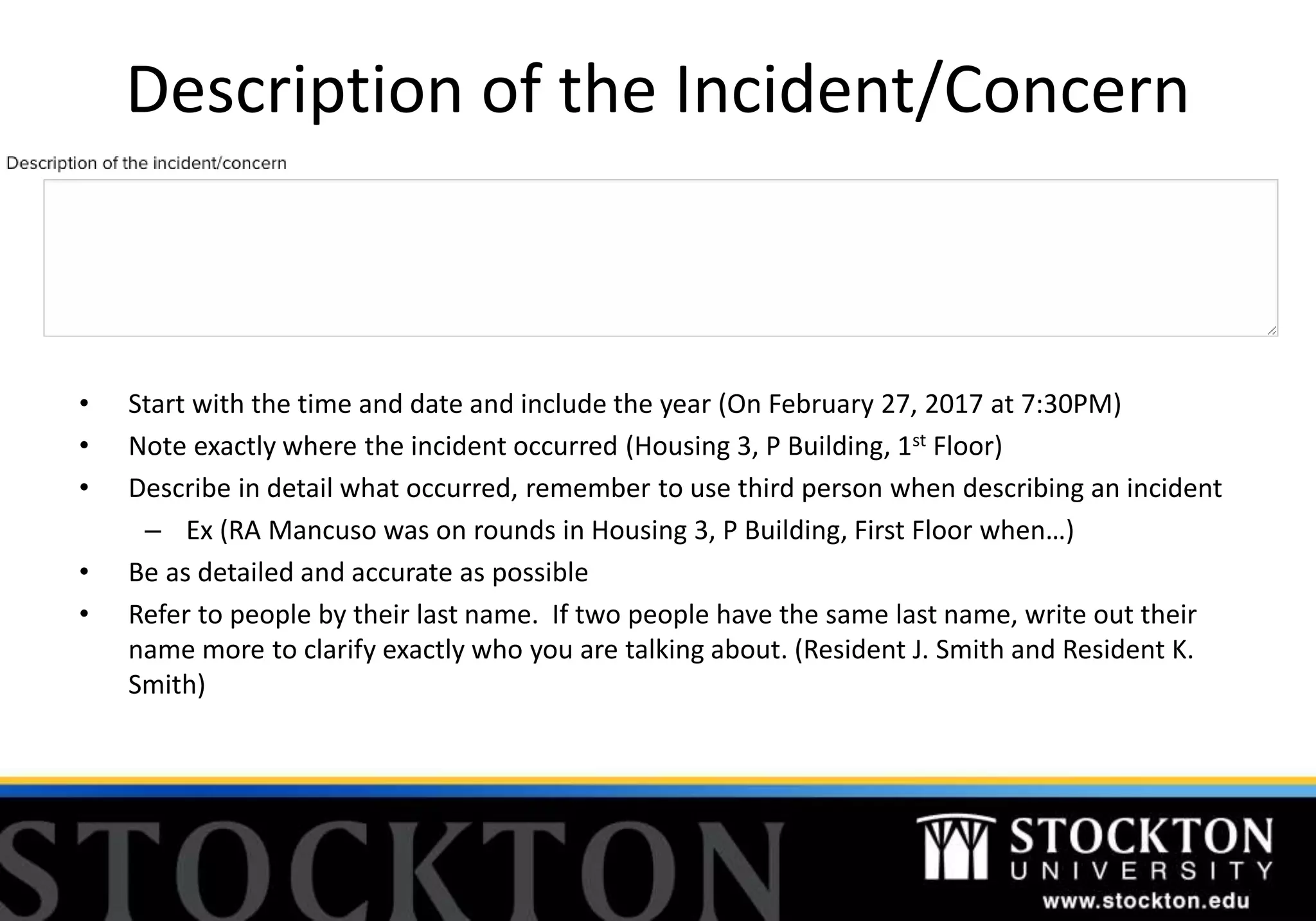 Incident Report Writing | PPTX | Law