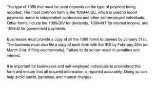 IRS 1099 Form _ Everything You Need To Know About _.pptx | Business ...