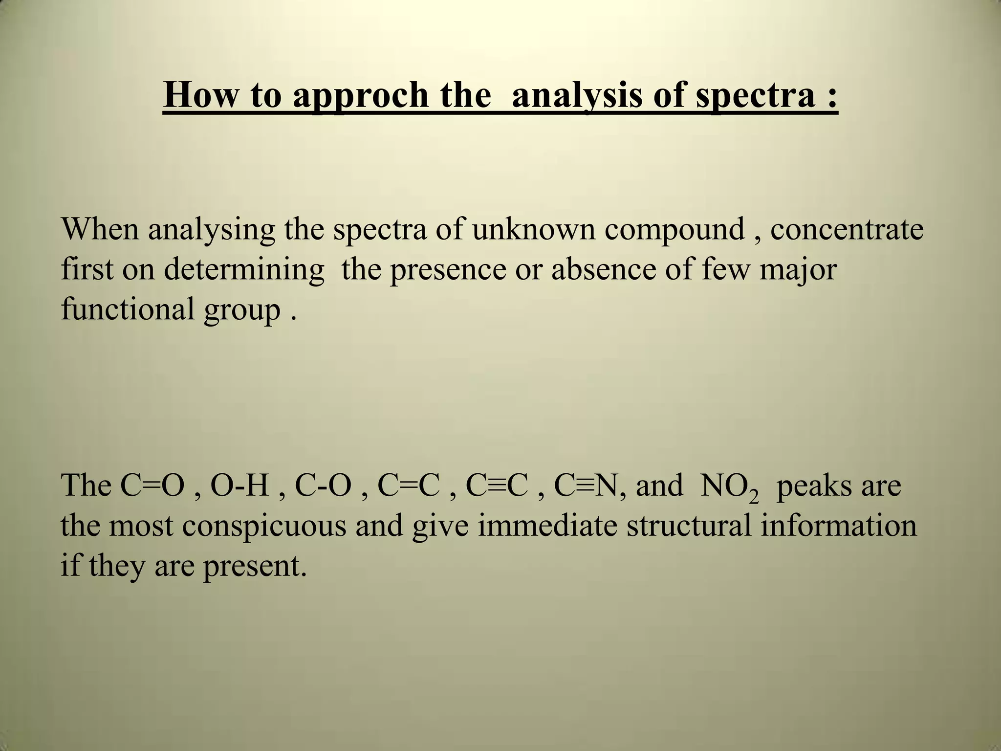 IR interpretation and sample handling | PPTX