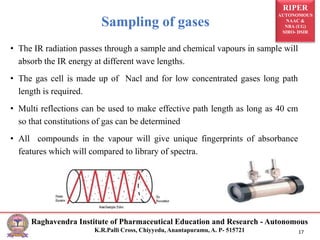 Sampling Techniques in IR Spectroscopy | PPTX