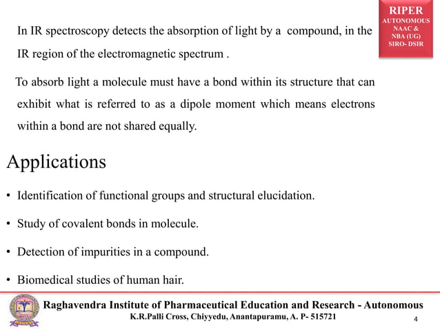 Sampling Techniques in IR Spectroscopy | PPTX | Chemistry | Science