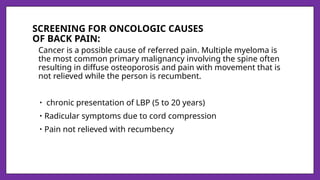 Screening the head,neck and back DD.pptx