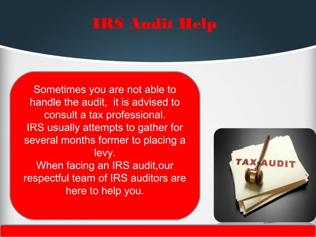 Irs audit help | PPT