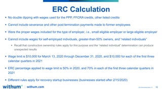 IRS Audits of The ERC 5.31.2023