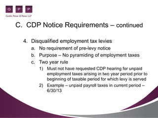 Irs collection appeal procedures defense strategy | PPTX | Business ...