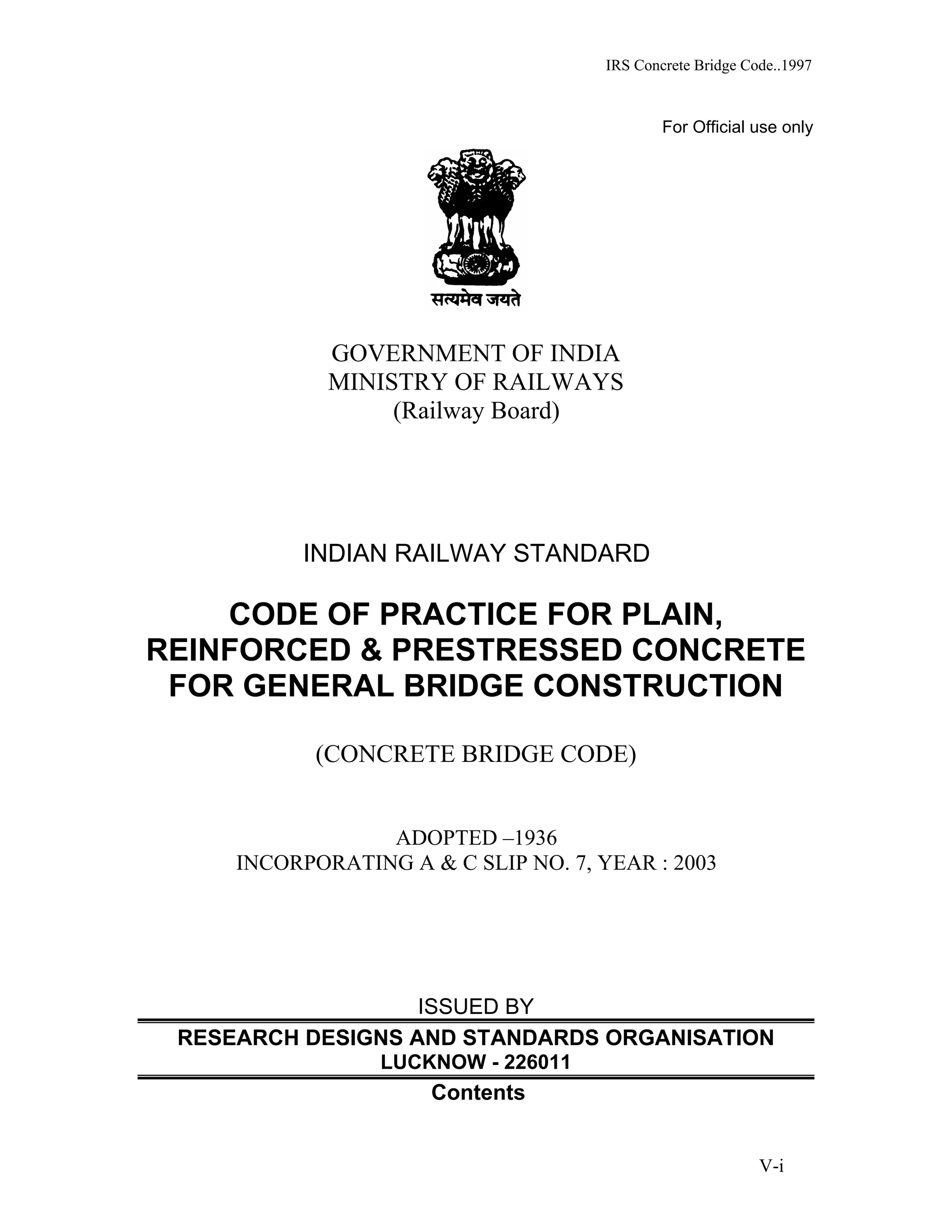 Irs concrete bridge code | PDF