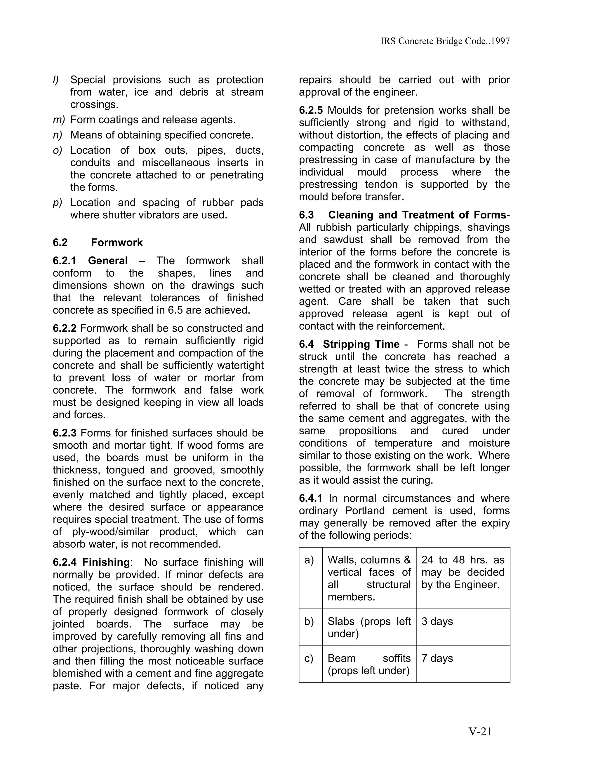 Irs concrete bridge code | PDF
