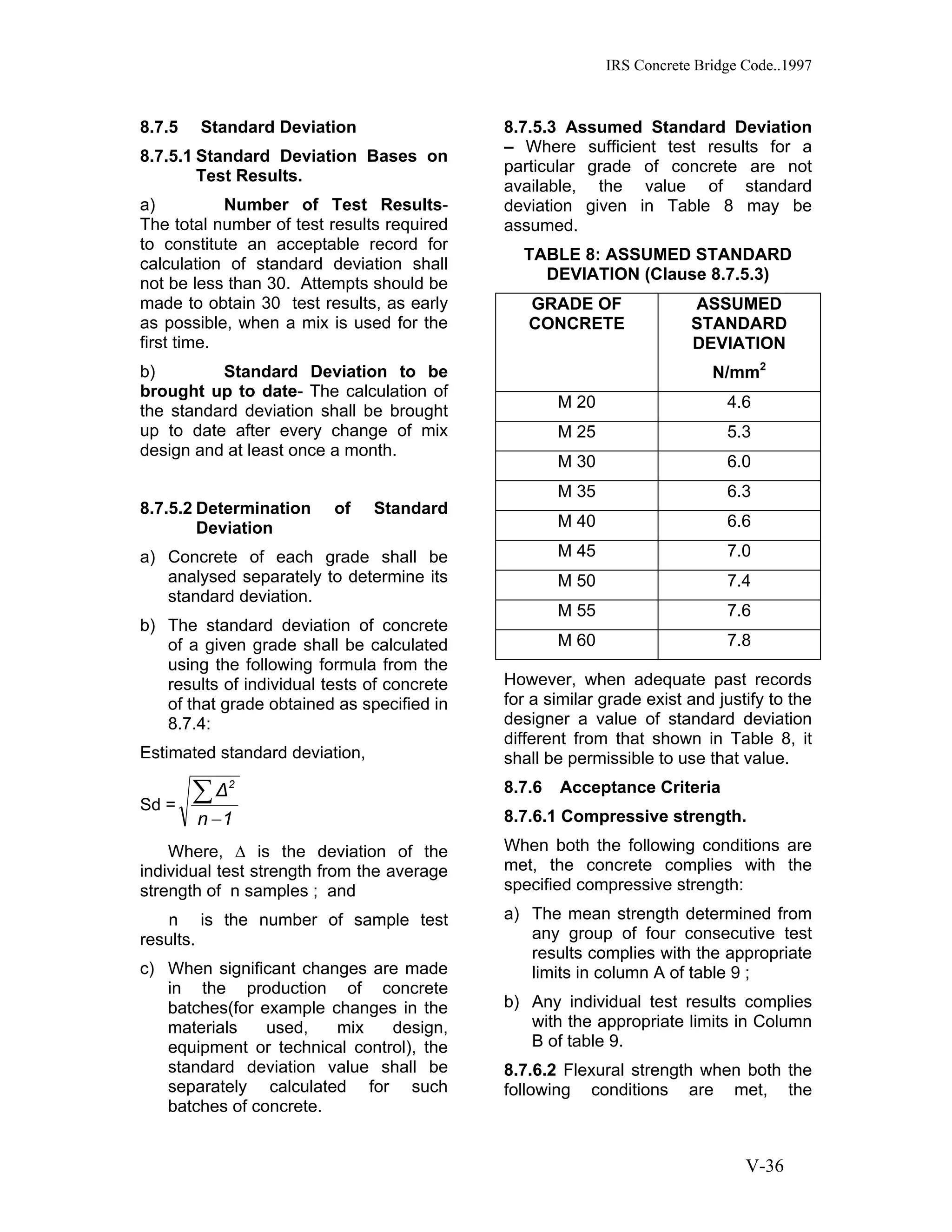 Irs concrete bridge code | PDF