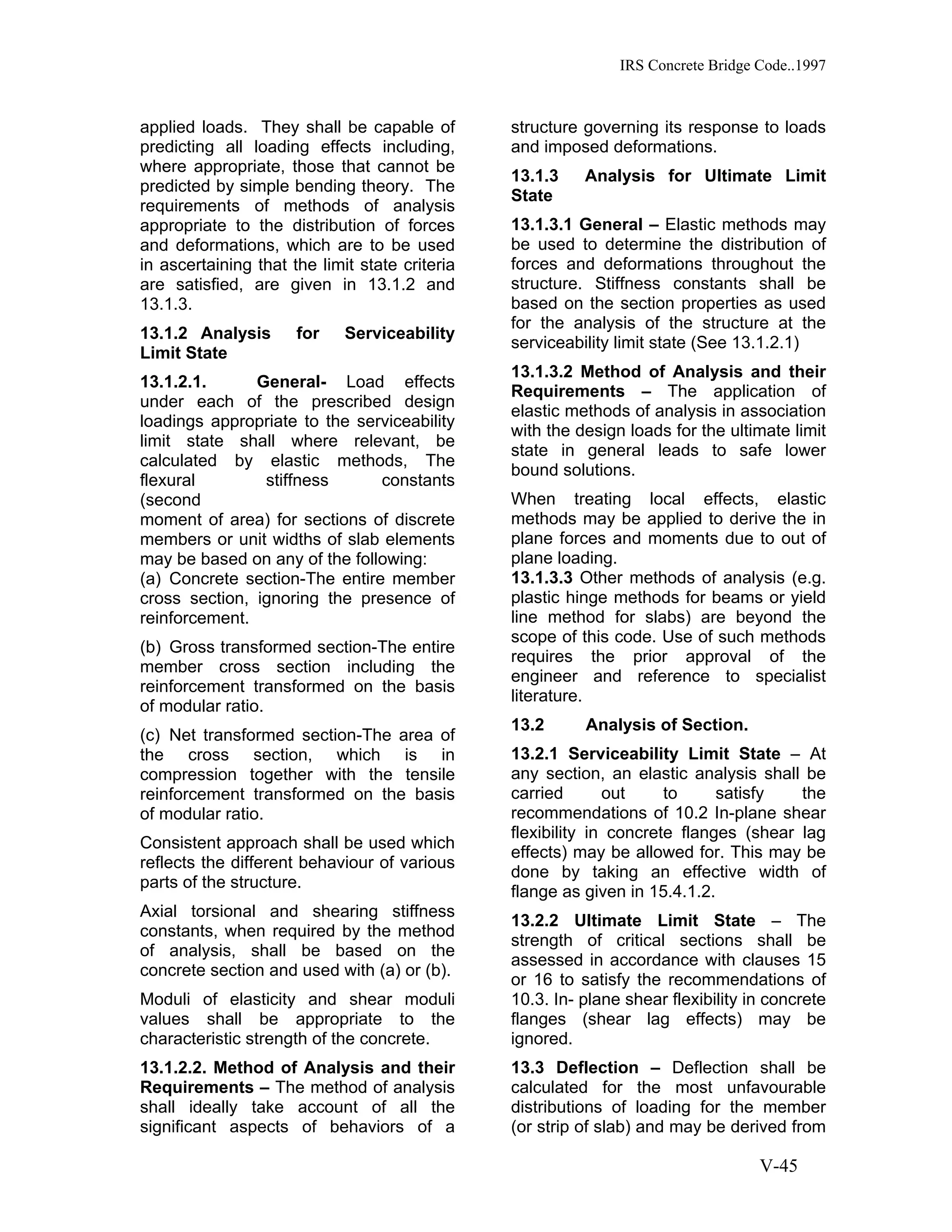 Irs concrete bridge code | PDF