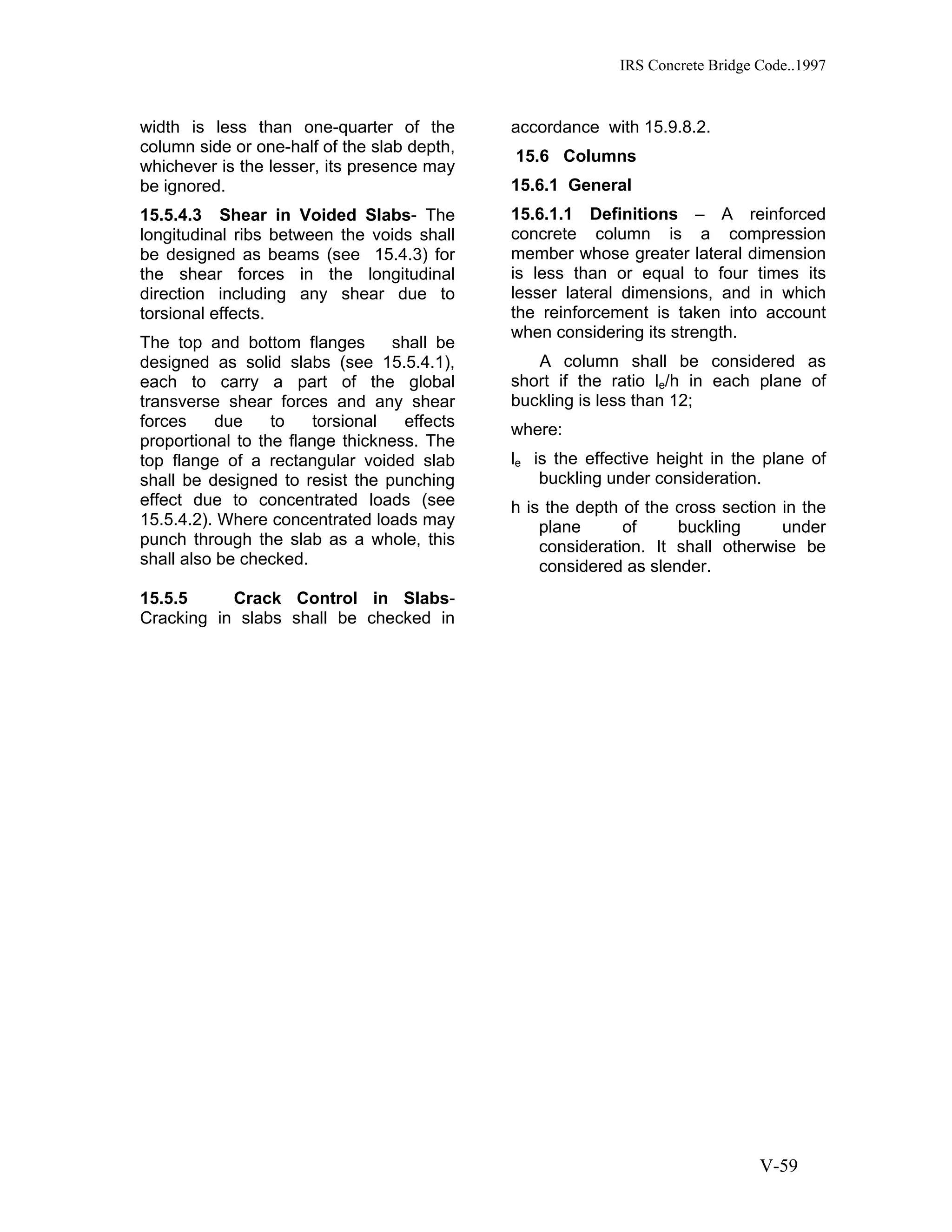 Irs concrete bridge code | PDF