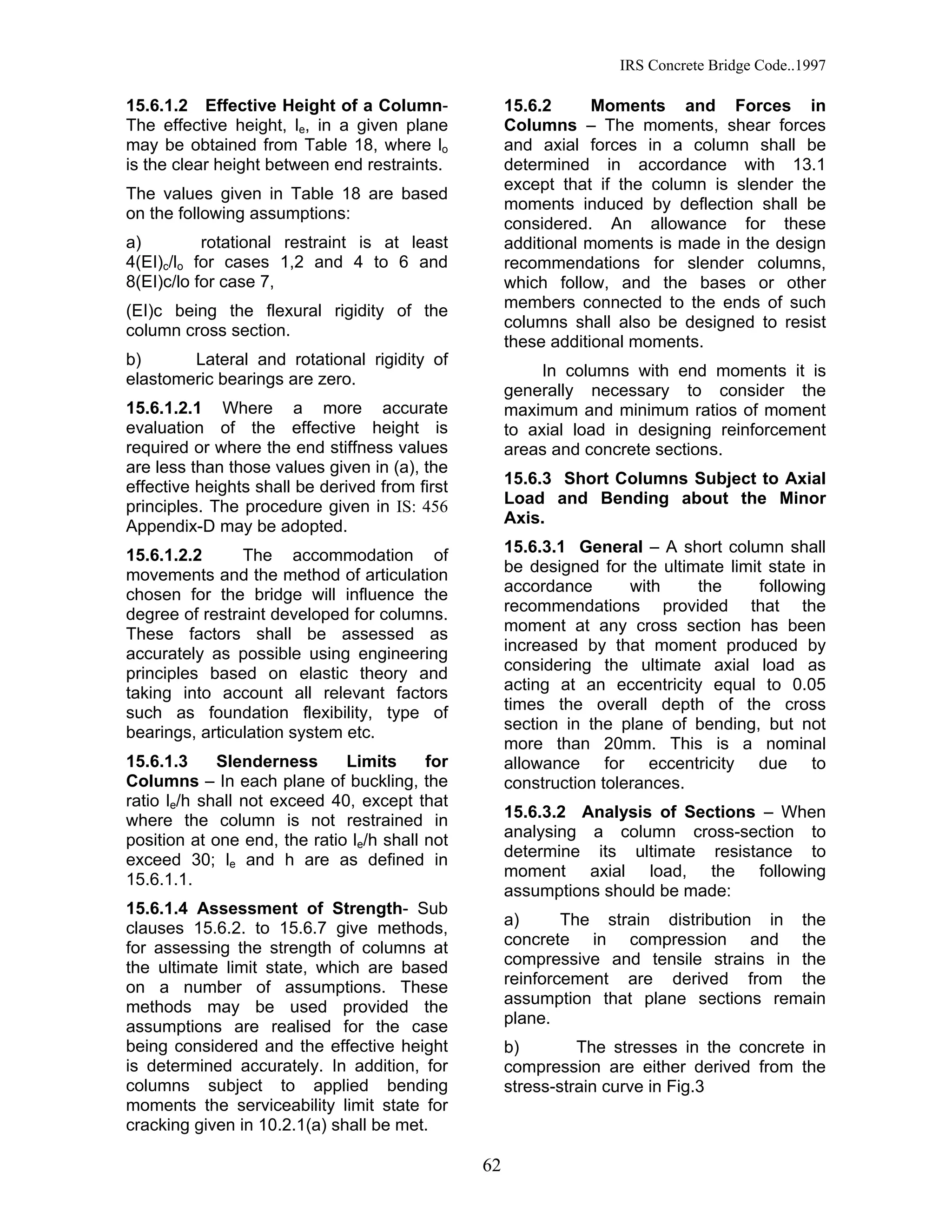 Irs concrete bridge code | PDF