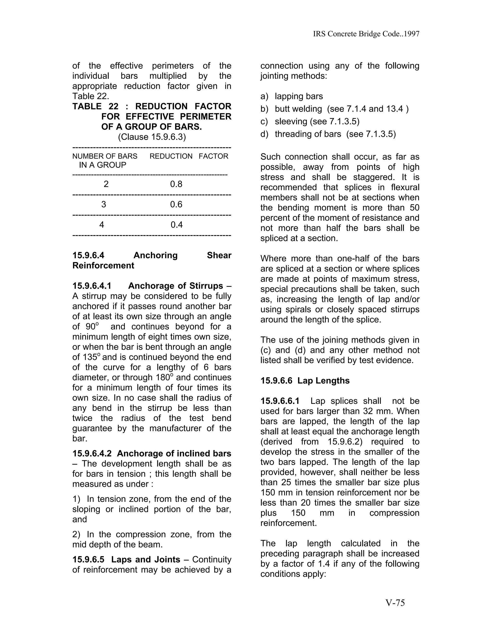 Irs concrete bridge code | PDF