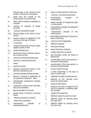 Irs concrete bridge code | PDF