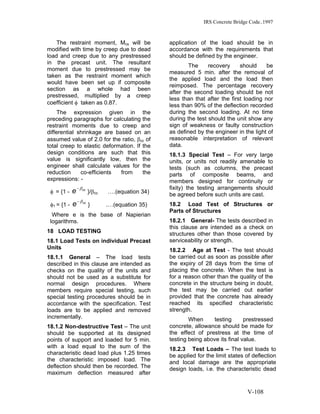 Irs concrete bridge code | PDF