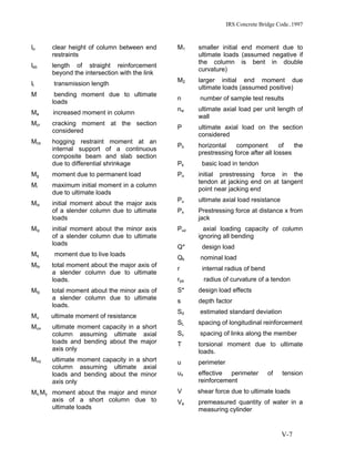 Irs concrete bridge code | PDF