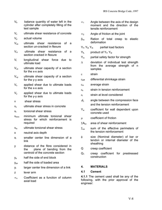 Irs concrete bridge code | PDF