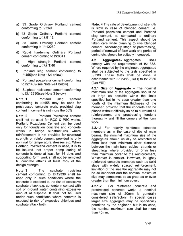 Irs concrete bridge code | PDF