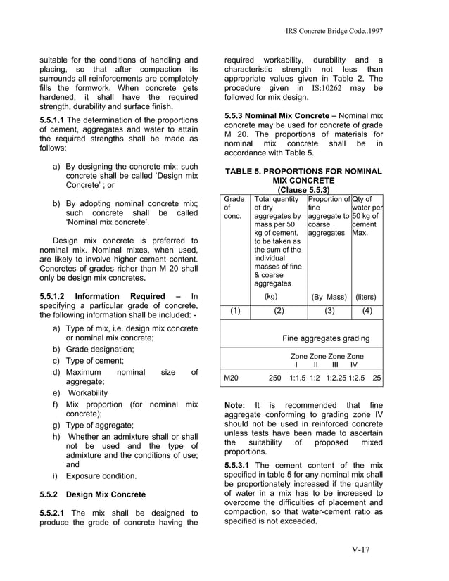 Irs concrete bridge code | PDF