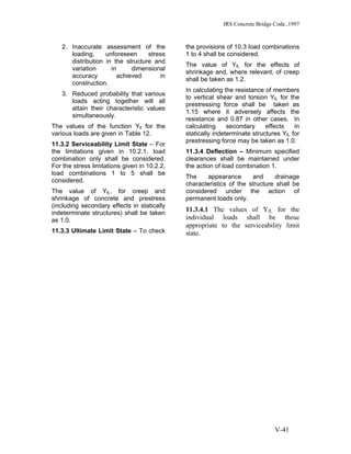 Irs concrete bridge code | PDF