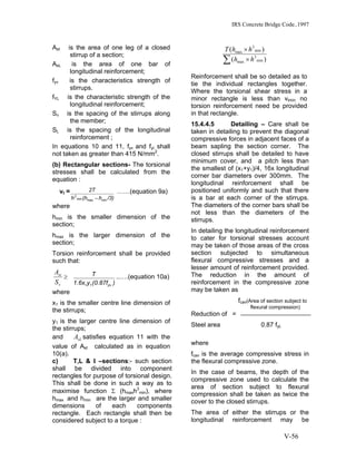 Irs concrete bridge code | PDF